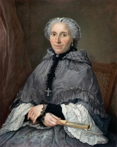 Jacques André Joseph Aved, portrait de dame en gris, Musée de Nantes ...