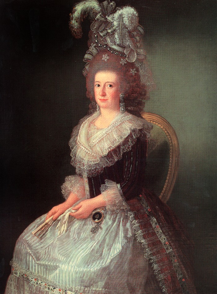 Agustín Esteve, Portrait de la marquise de san Andrés, vers 1785 ...