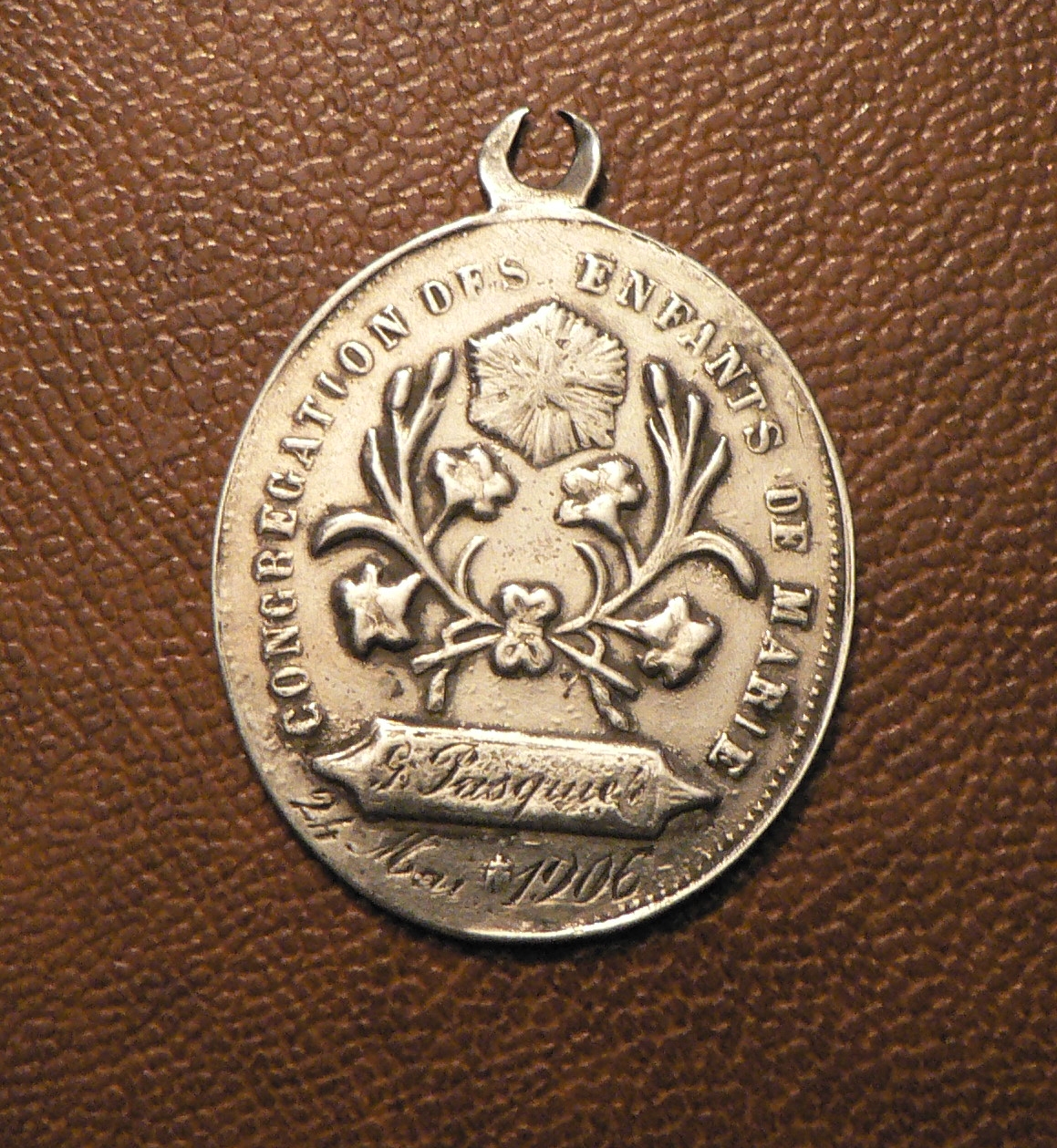 Médaille de la Congrégation des Enfants de Marie, Perpignan. | Institut ...