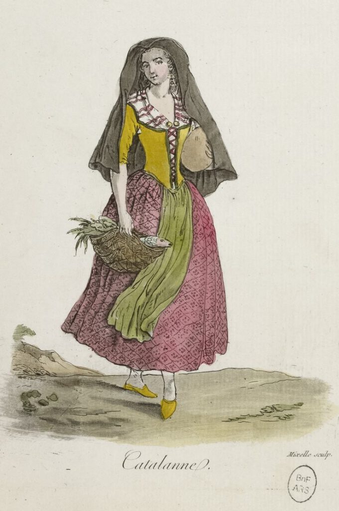 Jacques Grasset de Saint-Sauveur, costumes catalans, vers 1788 ...