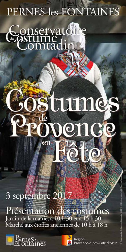 “Costumes de Provence en Fête” le dimanche 3 septembre 2017 à Pernes ...