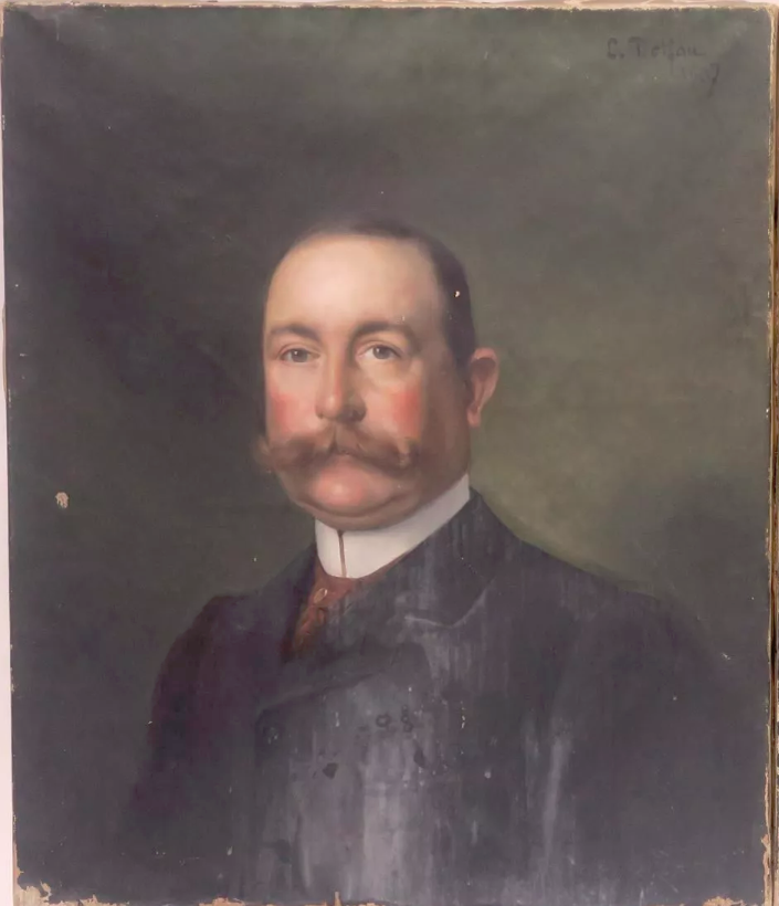 Louis DELFAU, Portrait de monsieur François Jacques Bonaventure SAPORTE ...