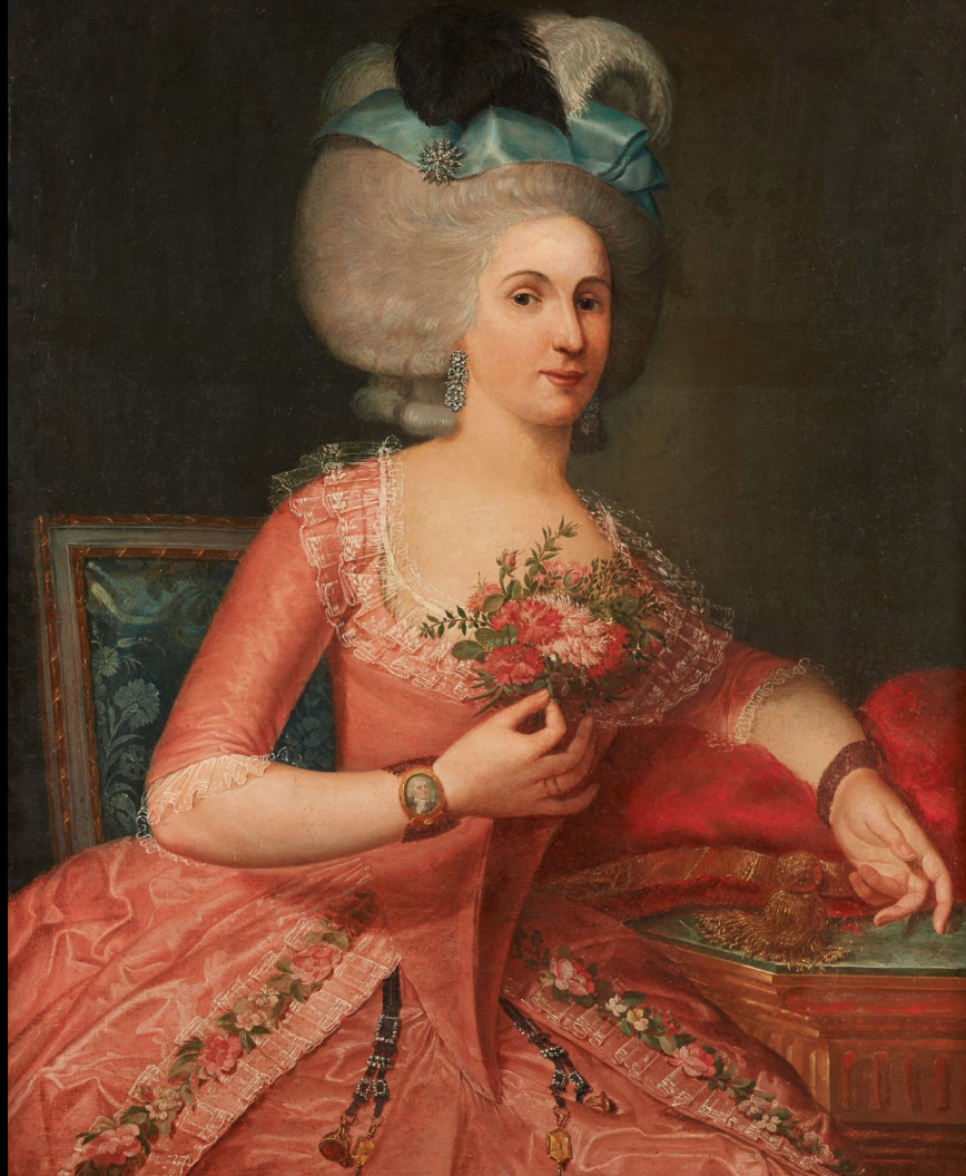 Portrait de femme vers 1780 | Institut du Grenat