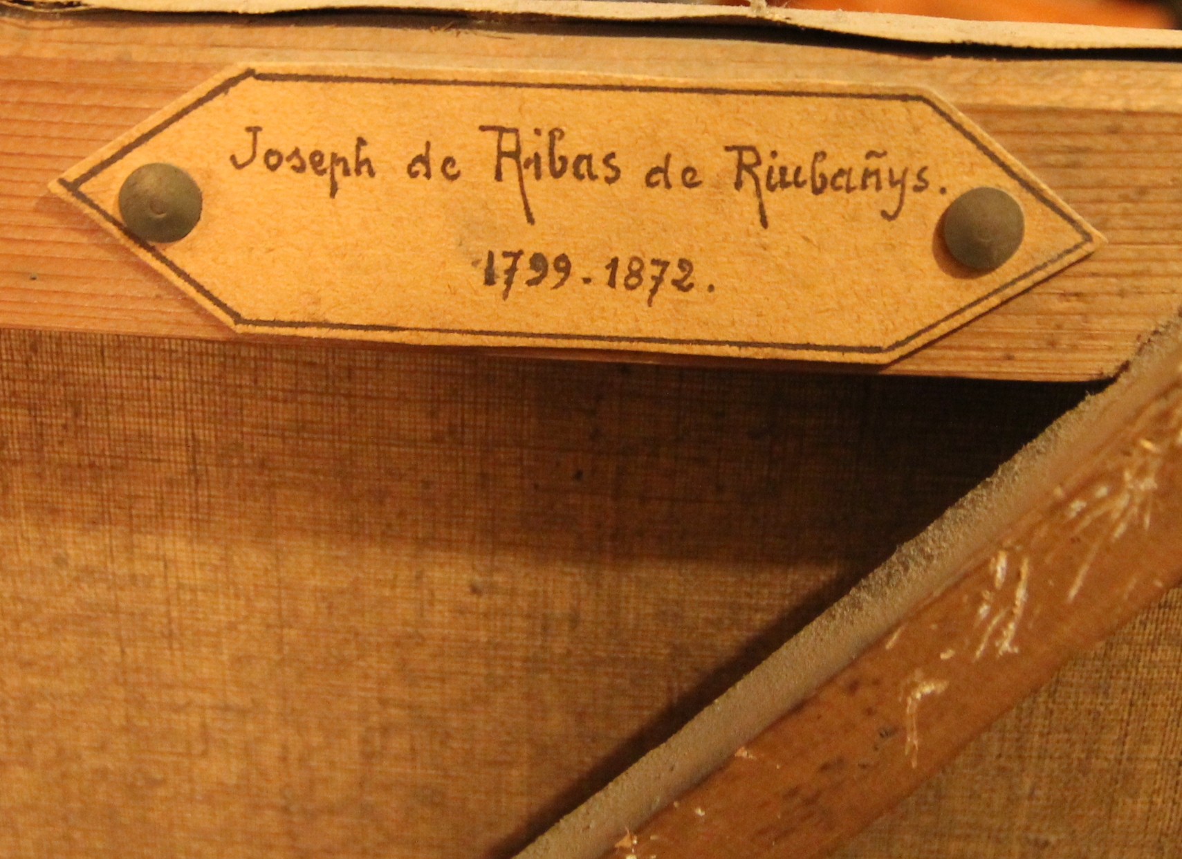 Portrait de Joseph de Ribas de Riubanys (1799-1872). | Institut du Grenat